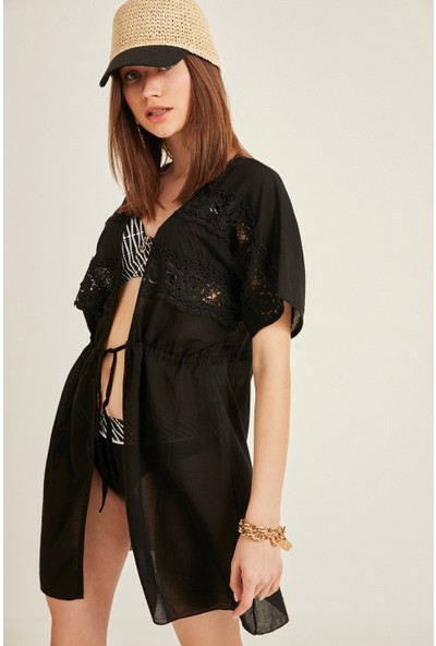 C&city Kadın Pareo Plaj Elbisesi 2007 Siyah C&city Kadın Pareo Plaj Elbisesi 2007 Siyah