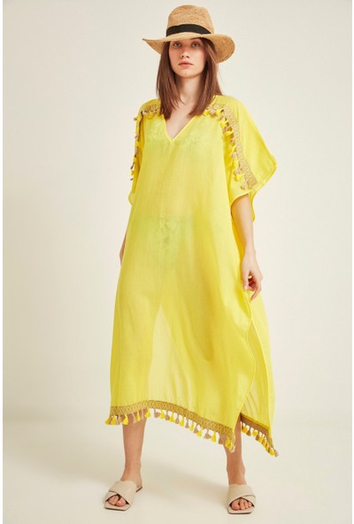 C&city Kadın Pareo Plaj Elbisesi 2013 Sarı C&city Kadın Pareo Plaj Elbisesi 2013 Sarı