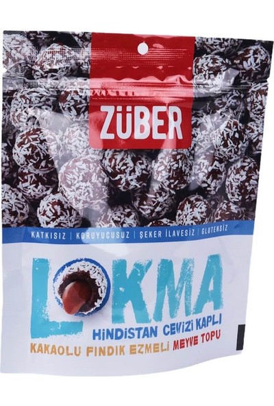 Züber Lokma Hindistan Cevizli Kaplı Meyve Topu