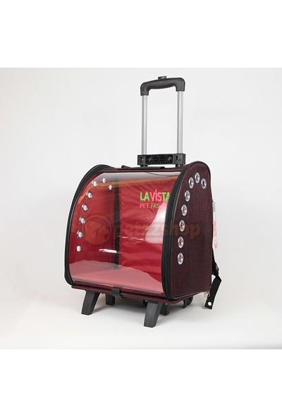 Lavista Kale Valiz Pet Taşıma Çantası Kırmızı 38X26X42H cm Lavista Kale Valiz Pet Taşıma Çantası Kırmızı 38X26X42H cm