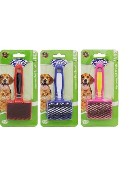 Catdoglife Kedi ve Köpek Için Masaj Uçlu Tarama Fırçası 12X5 cm Catdoglife Kedi ve Köpek Için Masaj Uçlu Tarama Fırçası 12X5 cm