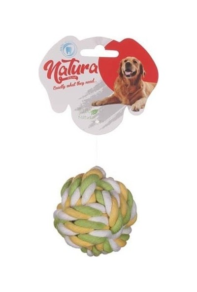 Natura PTH-010 Halat Top Köpek Oyuncagı 7 cm Natura PTH-010 Halat Top Köpek Oyuncagı 7 cm