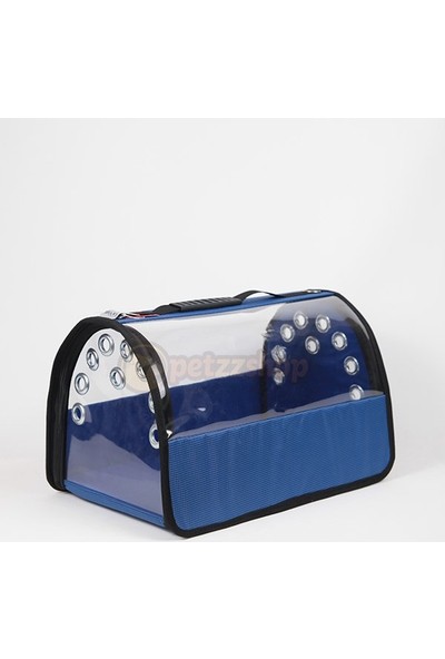 Lavista Şeffaf Flybag Pet Taşıma Çantası Mavi 26X43X27H cm Lavista Şeffaf Flybag Pet Taşıma Çantası Mavi 26X43X27H cm