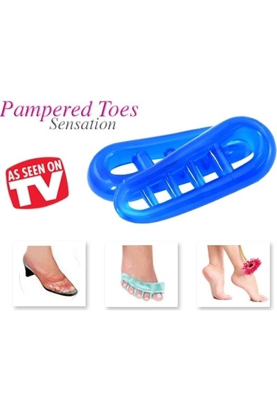 Tam İthalat Pampered Toes Sensation Ayak Masaj Aleti (2 Adet)