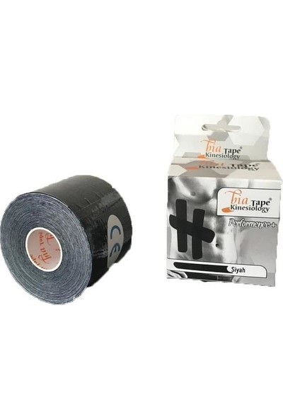 Bia Tape Kinesio 5CMX5M Siyah Ağrı Sporcu Bandı Bia Tape Kinesio 5CMX5M Siyah Ağrı Sporcu Bandı