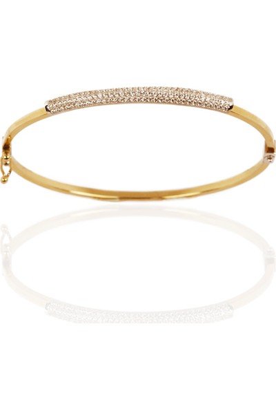 Adil İdil Kuyumculuk Su Yolu Taşlı Kelepçe