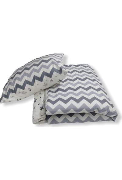 Bebek Özel Gri Pamuklu Bebek Yastık Çarşaf Yorgan Seti 60 x 120 cm Bebek Özel Gri Pamuklu Bebek Yastık Çarşaf Yorgan Seti 60 x 120 cm