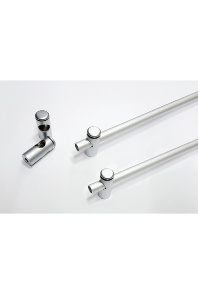 Şahin Briz Perde Borusu ve Başlığı Perde Çubuğu 60 cm (1 Çift)