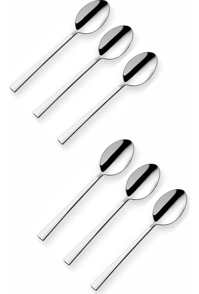 Pazarika Çelik Altılı Çay Kaşığı