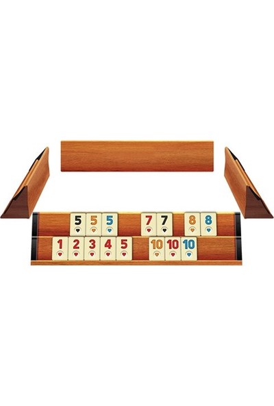 Heticaret Kervan Büyük Ahşap Okey Takımı 1. Kalite Cilalı Ahşap Yüzey