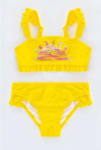 Penti Sarı Kız Rainbow Sun Bandeau Bikini Takımı Penti Sarı Kız Rainbow Sun Bandeau Bikini Takımı