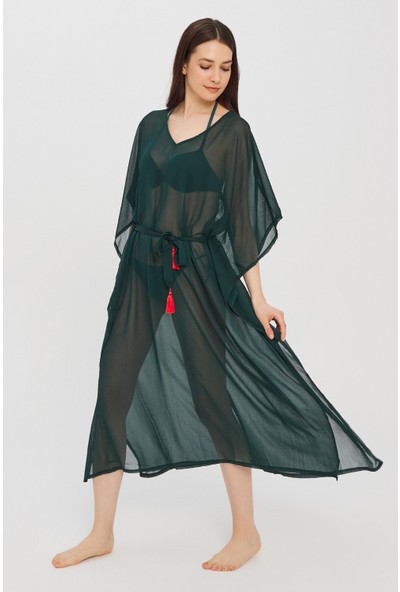 Penti Koyu Yeşil Adria Kaftan