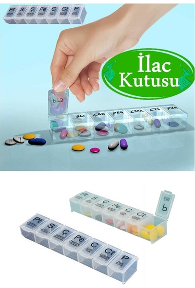 Pembe Karınca Haftalık Ilaç Kutusu (7 Gün)