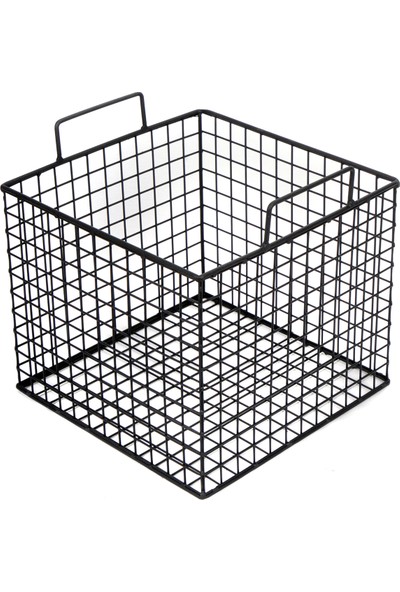 Wess Dizayn Metal Tel Sepet Dekoratif Saklama Kabı Kare Model Wd-243k Wess Dizayn Metal Tel Sepet Dekoratif Saklama Kabı Kare Model Wd-243k