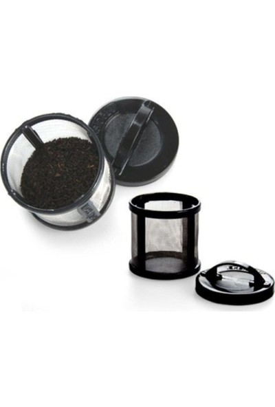 Woomod Silindir Demlik Içi Çelik Çay Süzgeci 2'li