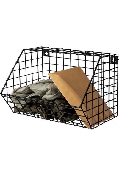 Metal Mutfak Duvar Sepeti Dekoratif Banyo Rafı Wd-232 Metal Mutfak Duvar Sepeti Dekoratif Banyo Rafı Wd-232