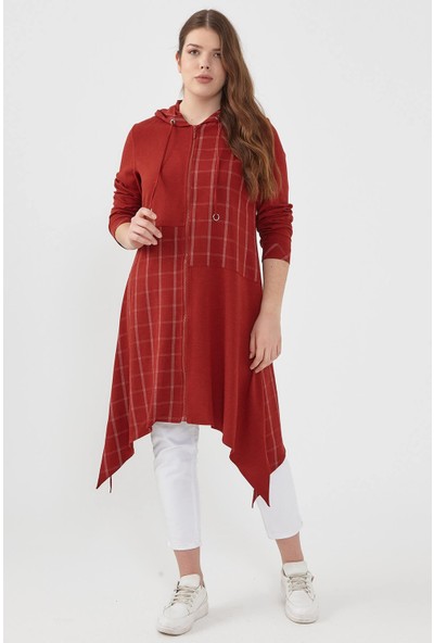 Nihan Büyük Beden Giyçık Bordo