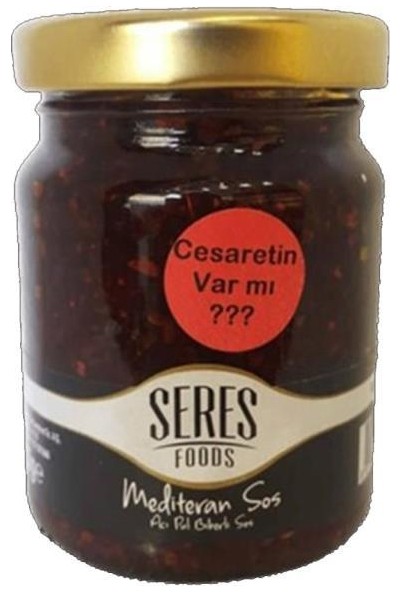 Seres Foods Mediteran Sos Acı Pul Biberli 125 gr Seres Foods Mediteran Sos Acı Pul Biberli 125 gr