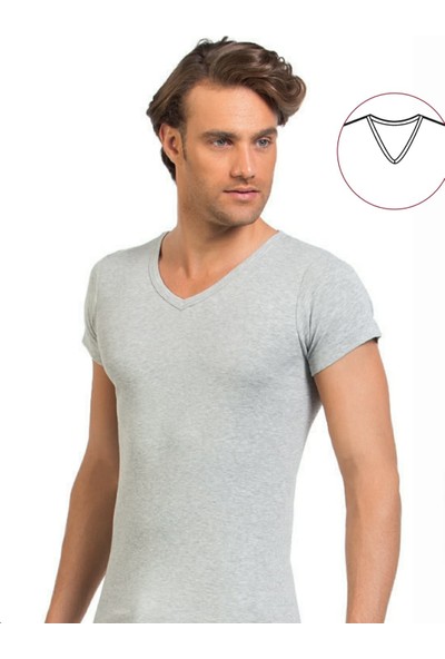 Öztaş Underwear 3'lü Erkek V Yaka