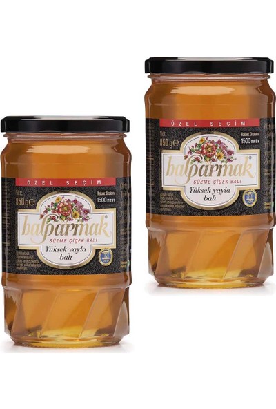 Balparmak Süzme Çiçek Yüksek Yayla Balı 850 gr x 2'li Balparmak Süzme Çiçek Yüksek Yayla Balı 850 gr x 2'li