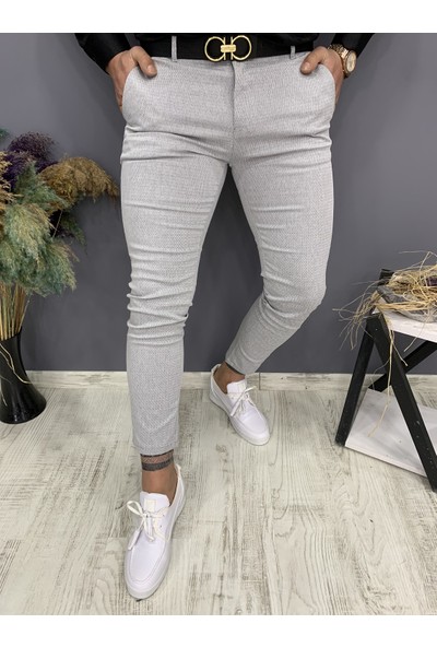 ukdwear Italyan Kesim Erkek Keten Pantolon