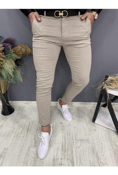 ukdwear Italyan Kesim Erkek Keten Pantolon