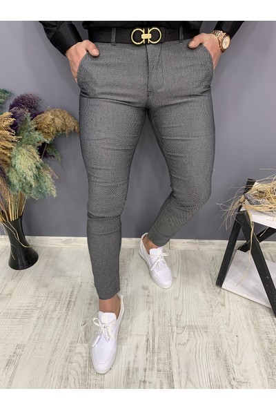 ukdwear Italyan Kesim Erkek Keten Pantolon