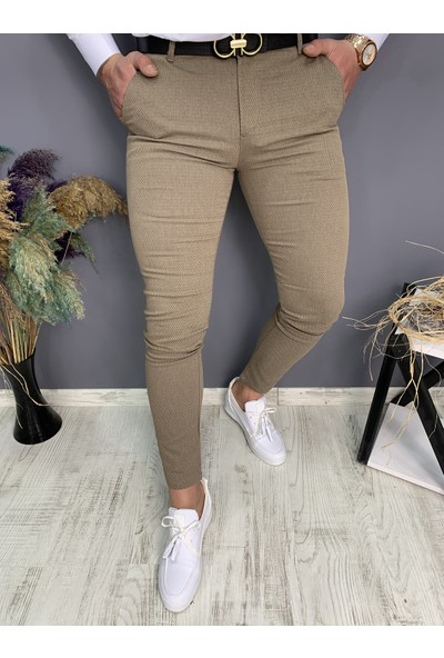 ukdwear Italyan Kesim Erkek Keten Pantolon