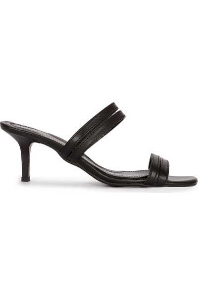 Sole Sisters Drummer Topuklu Terlik - Siyah