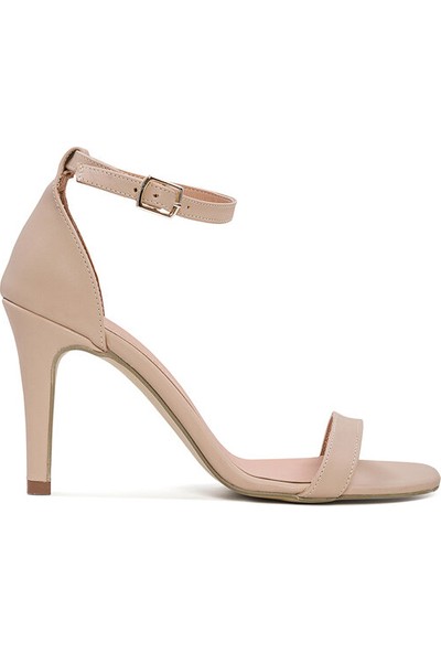 Sole Sisters Manas2 Topuklu Sandalet - Bej