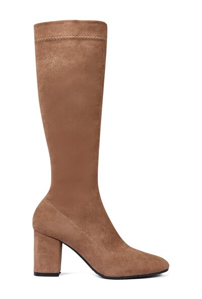 Sole Sisters Celıo Topuklu Çizme - Vizon