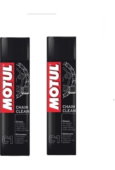 Motul C1 Zincir Temizleme Spreyi 400 ml 2 Adet 10/2020 Üretim Motul C1 Zincir Temizleme Spreyi 400 ml 2 Adet 10/2020 Üretim
