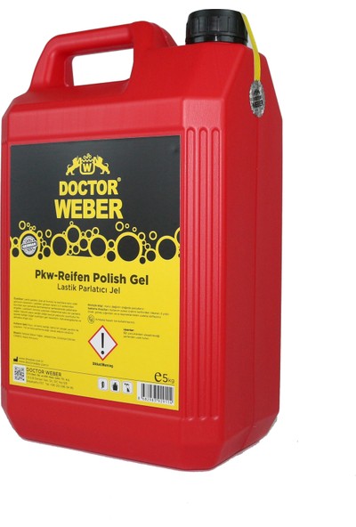 Doctor Weber Lastik Parlatıcı Jel | 5 Kg. Doctor Weber Lastik Parlatıcı Jel | 5 Kg.