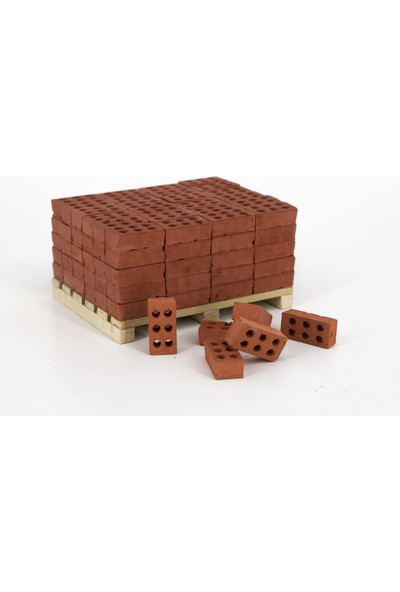Ümraniye Hobi Sanat Ümraniye Hobi Eshel Maket 6 Delikli Tuğla Kırmızı 1/10 200'LÜ Set + Harç Ümraniye Hobi Sanat Ümraniye Hobi Eshel Maket 6 Delikli Tuğla Kırmızı 1/10 200'LÜ Set + Harç