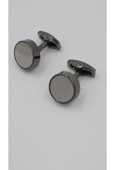 Yage Lazer Desenli Klasik Kol Düğmesi Yage Lazer Desenli Klasik Kol Düğmesi