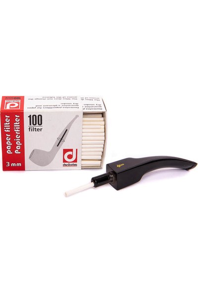 Denicotea 3mm Kağıt Pipo Filtresi (100 Adet) Denicotea 3mm Kağıt Pipo Filtresi (100 Adet)