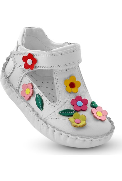 Kaptan Junior İlk Adım Deri Kız Bebek Ayakkabı
