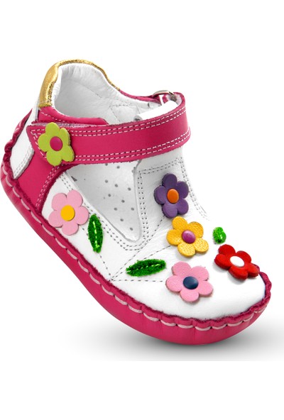 Kaptan Junior İlk Adım Deri Kız Bebek Ayakkabı