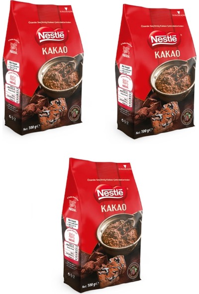 Nestle Toz Kakao 100 gr x 3 'lü