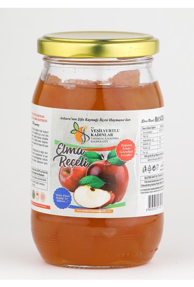 Haymana Yeşilyurtlu Elma Reçeli 420 gr Haymana Yeşilyurtlu Elma Reçeli 420 gr