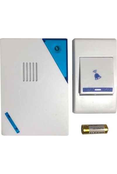 Elden Hırdavat Kablosuz Uzaktan Kumandalı Kapı Zili Hasta Çağrı Cihazı 50-100 mt
