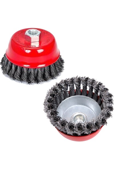 Fireflex M14 Çanak Vidalı Burma Tel Fırça 75 mm