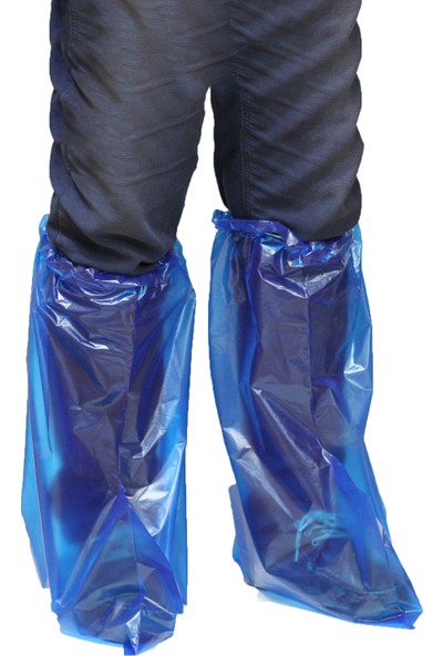 Dec Bot Tipi Galoş - Çizme Galoşu Çift Lastikli 200 Adet