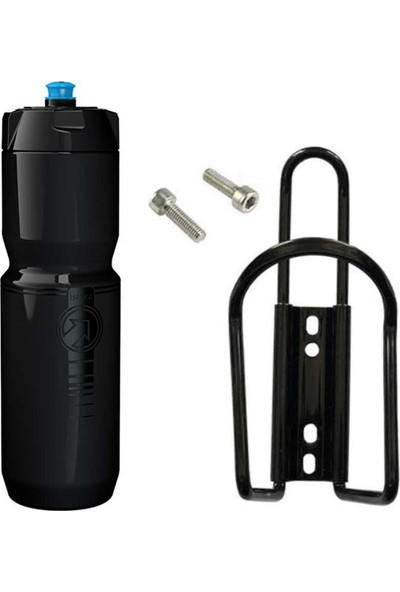 Pro Team 800 ml Siyah Matara Seti + Montaj Vidası