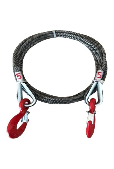 Lidersan Çelik 6 mm Kalınlıkta 5 M 2 Tona Kadar Çekebilen Çelik Çekme Çeki Halatı Lidersan Çelik 6 mm Kalınlıkta 5 M 2 Tona Kadar Çekebilen Çelik Çekme Çeki Halatı