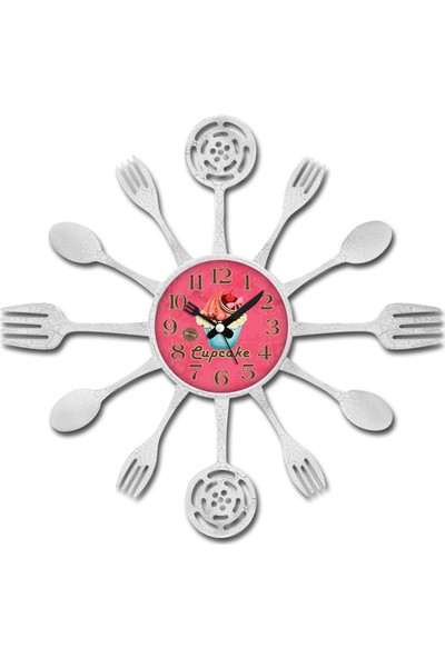 Tekno İstanbul Galaxy Çatal Kaşık Duvar Saati