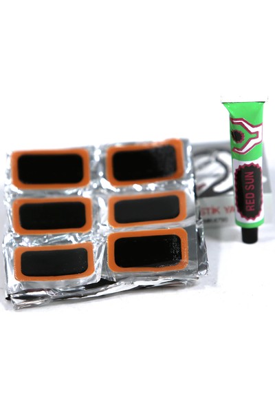 Bay-Tec Bisiklet Motosiklet Iç Lastik Yaması Tamir Kiti 24 Adet Bay-Tec Bisiklet Motosiklet Iç Lastik Yaması Tamir Kiti 24 Adet