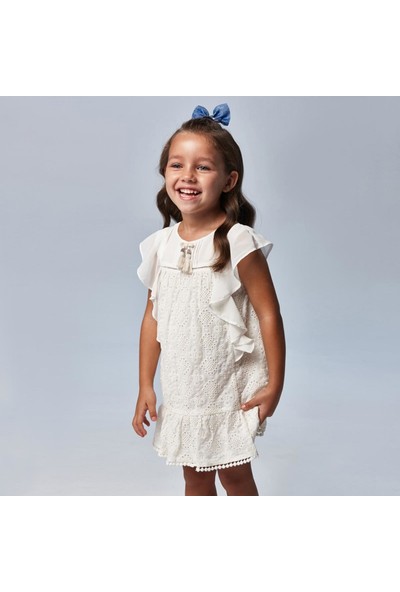 Mayoral Dantel Kız Çocuk Elbise