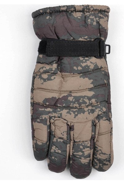Mossta Kadın Kar Eldiveni Kamuflaj