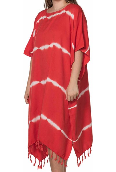 Lalay El Dokuma Batik Tunik Plaj Kıyafeti Pamuk Bambu Lalay El Dokuma Batik Tunik Plaj Kıyafeti Pamuk Bambu